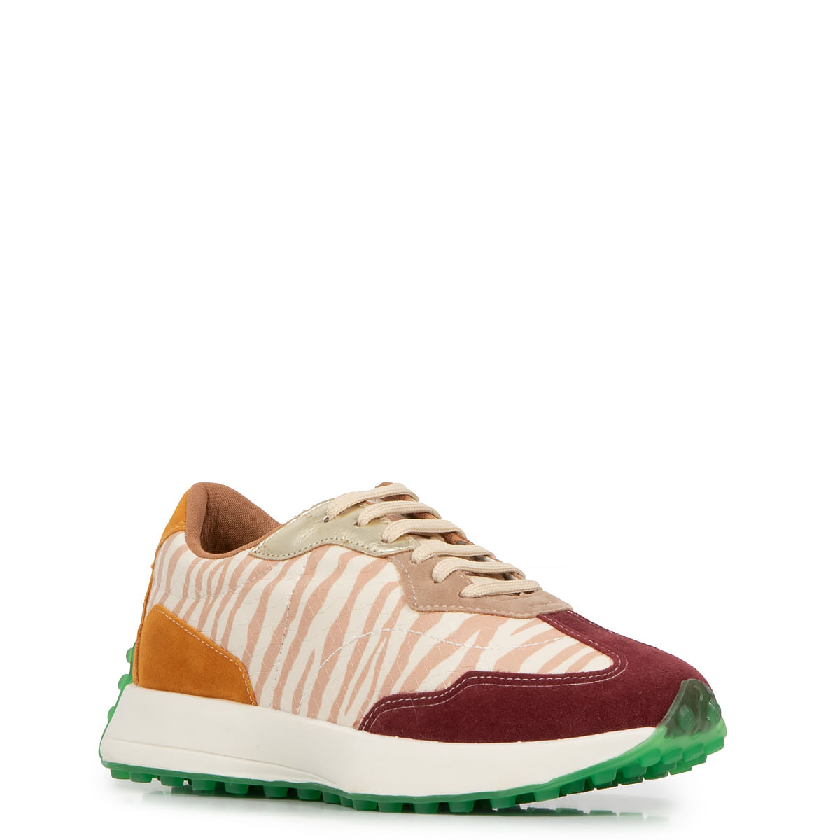 Tênis Multicolorido Zebra Rosado - Constance Calçados