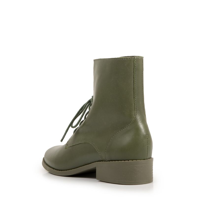 Bota Couro Verde
