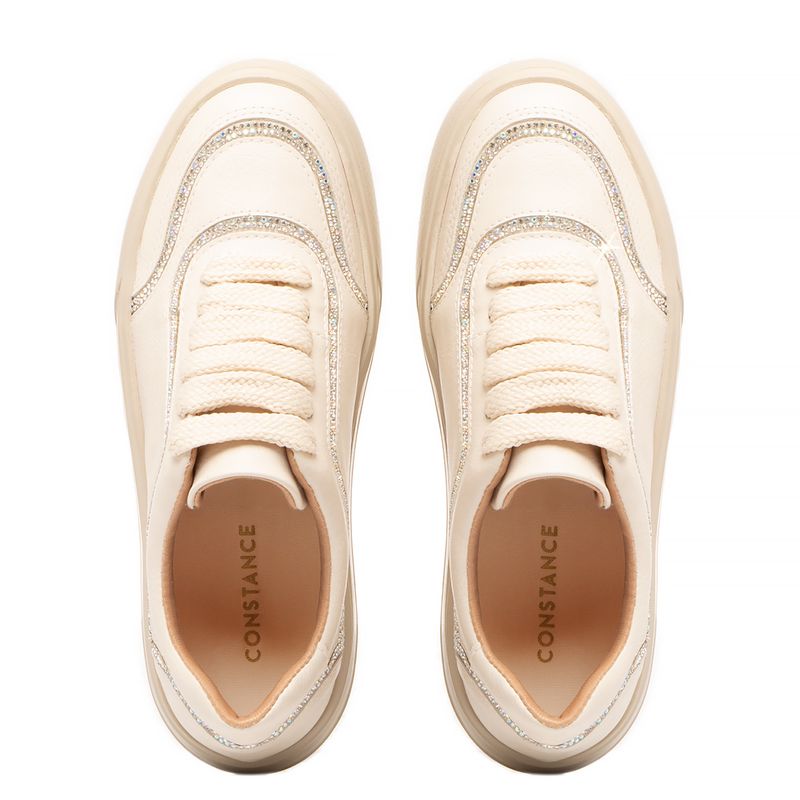 Tênis Off White Strass