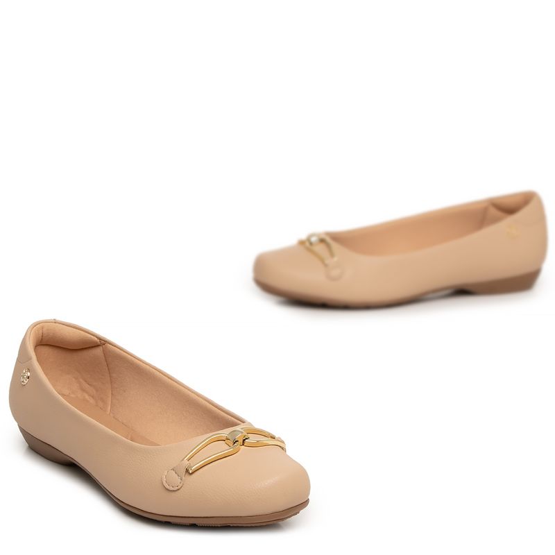 Sapatilha Bege Comfort Bridão